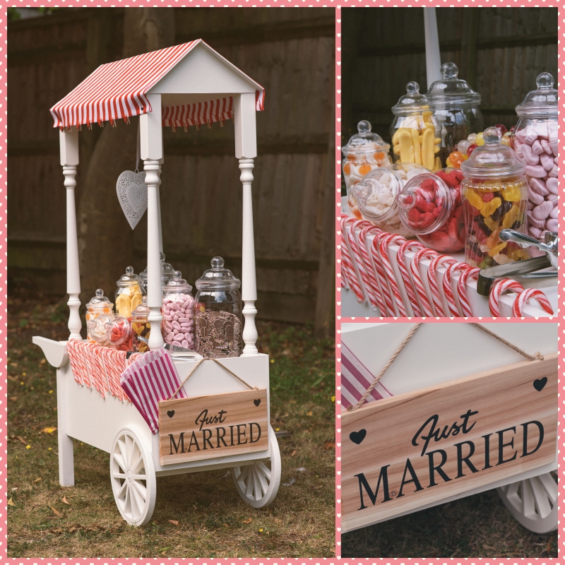 Vintage Sweet Cart Benson's 'wheelie' Beautiful Vintage Sweet Cart Now